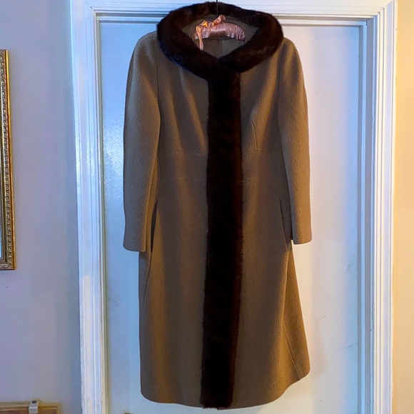 Forstmann | Jackets & Coats | Vintage Forstmann Wool And Fur Coat ...